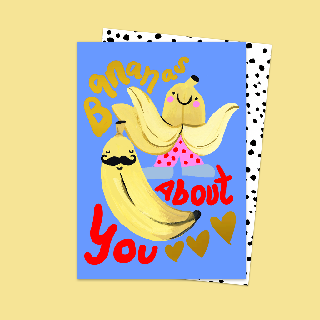 Banana's About You Card – Eleanor Bowmer