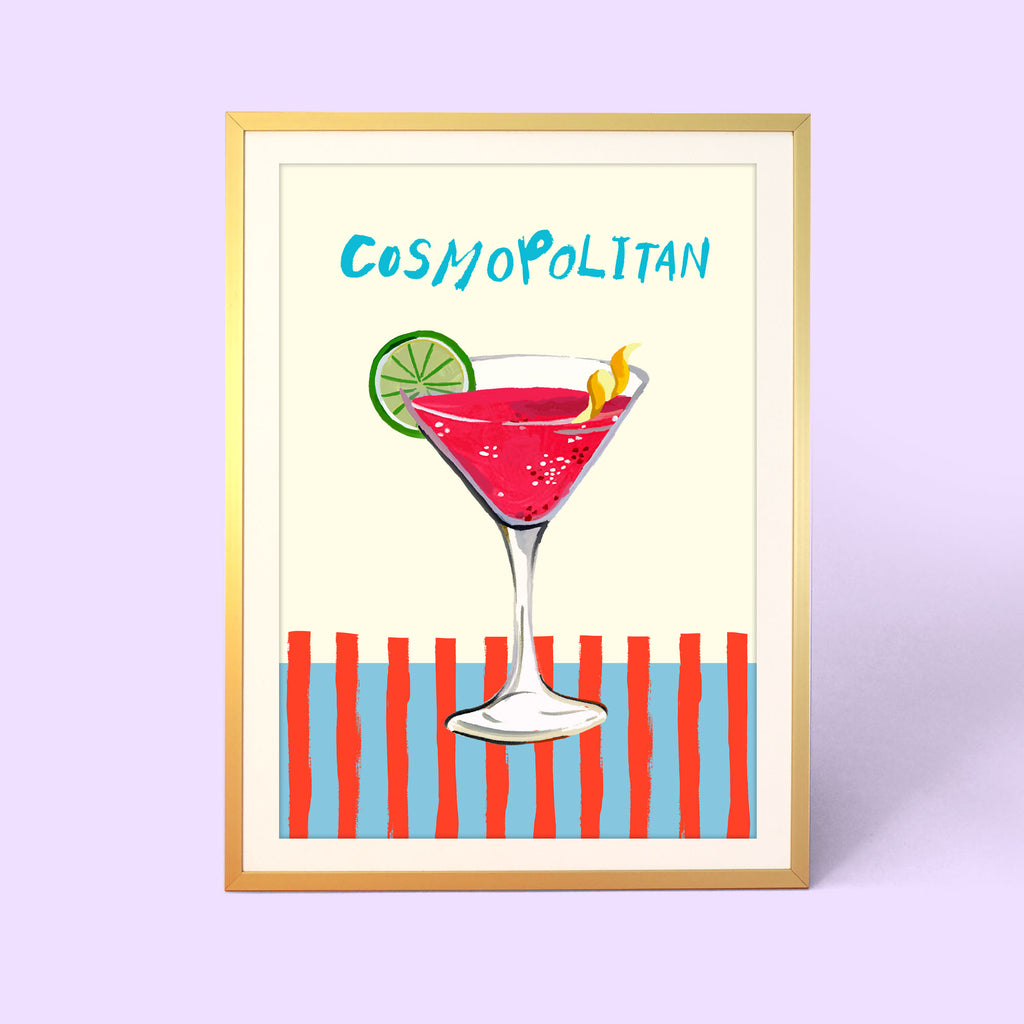 Cosmopolitan Cocktail Print – Eleanor Bowmer