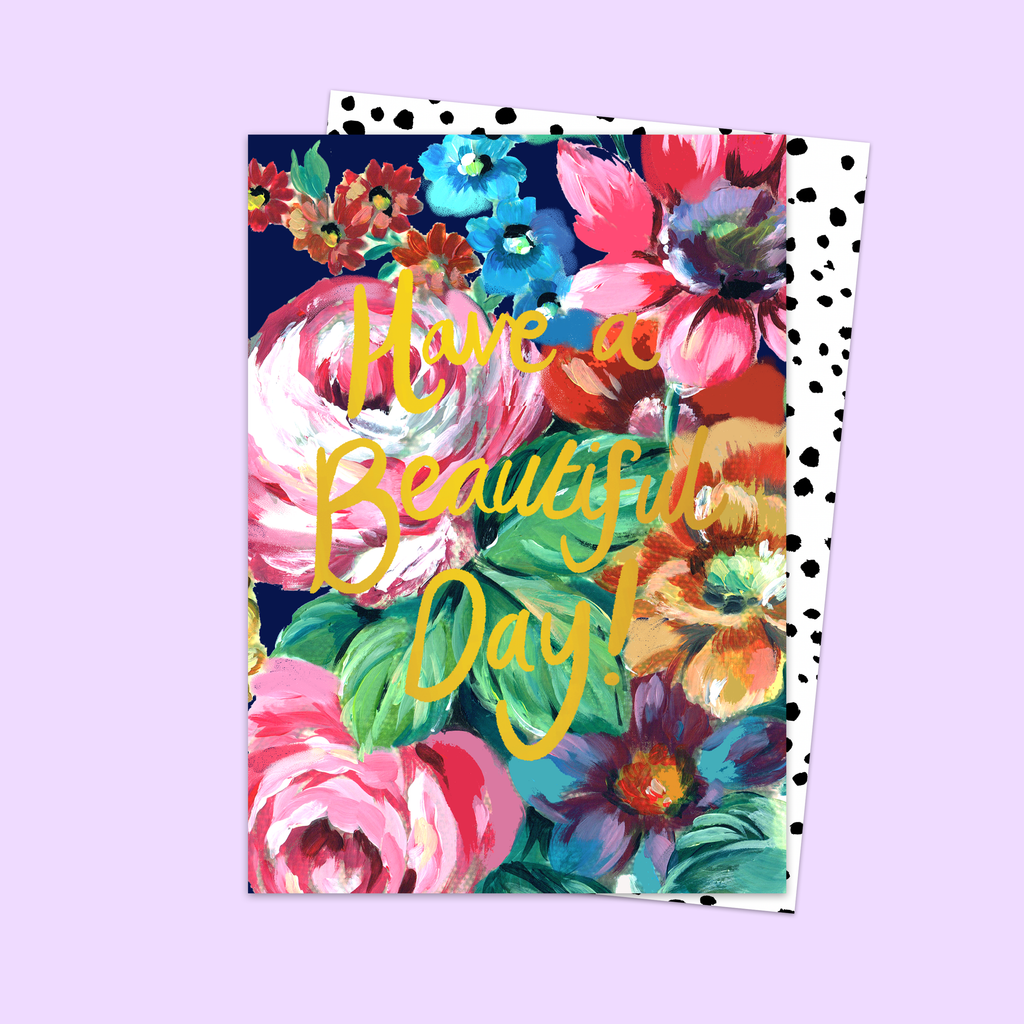 Beautiful Day Floral Card – Eleanor Bowmer