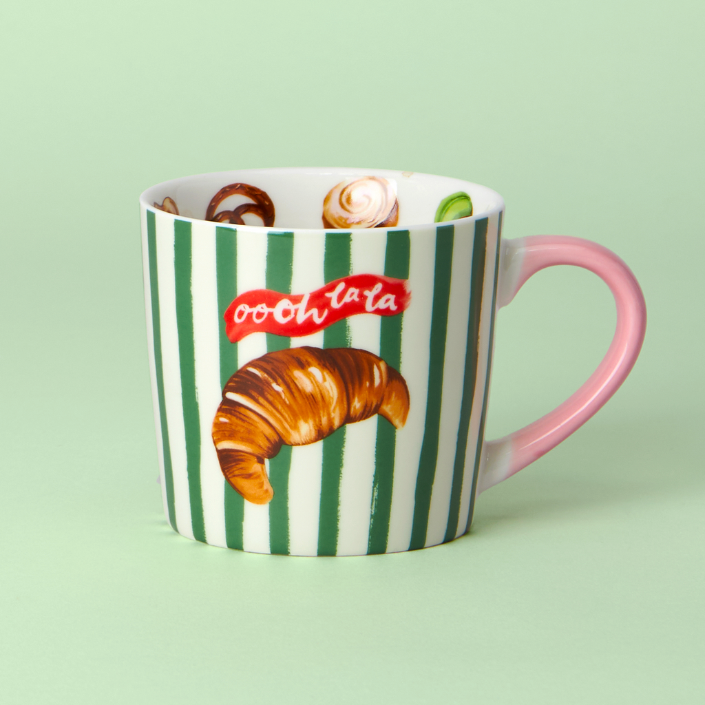 Oooh La La Croissant Mug – Eleanor Bowmer